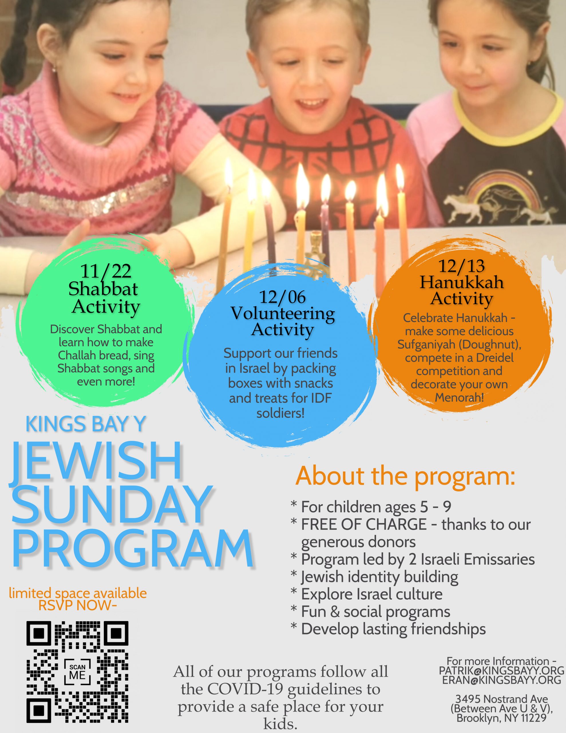 Jewish Sunday Program Event - Volunteering Activity - Kings Bay Y