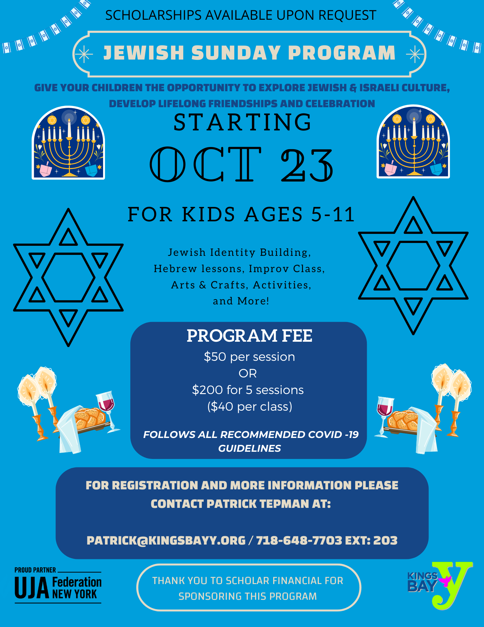 Jewish Sunday Program - Jewish Symbols - Kings Bay Y