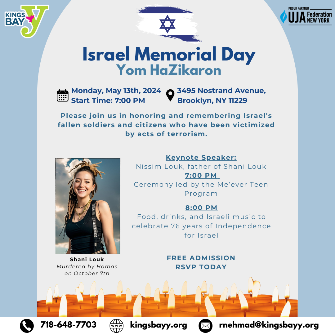 Israel Memorial Day Event - Kings Bay Y