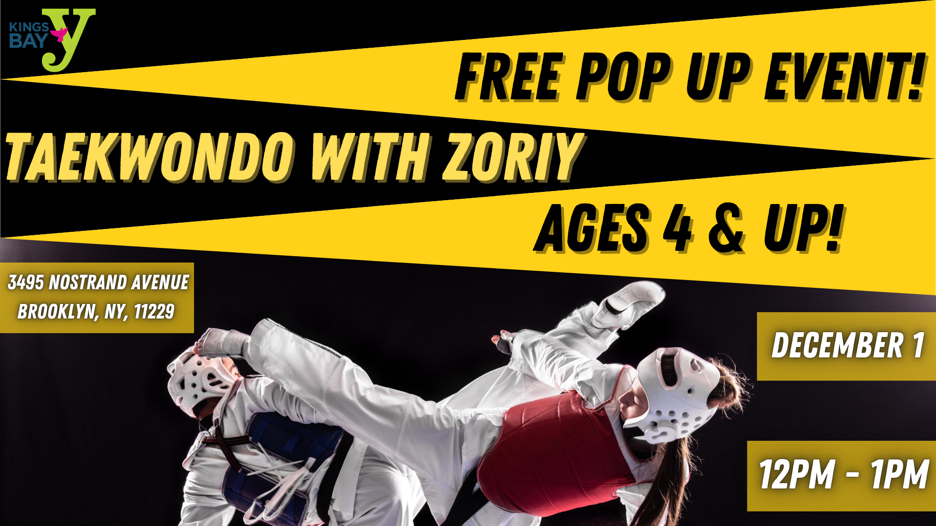 Taekwondo with Zoriy - Kings Bay Y